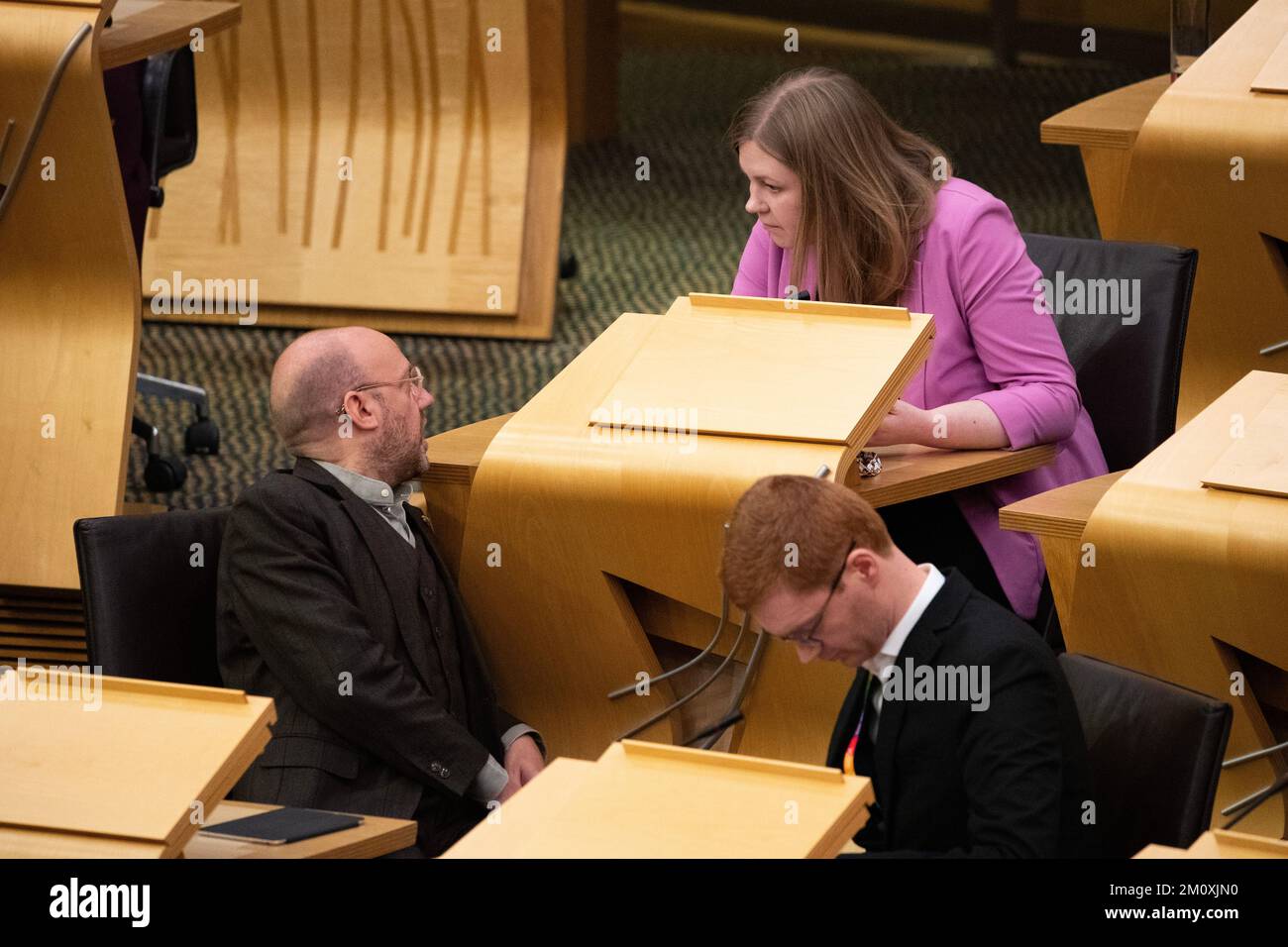 Edinburgh, Scotland, UK. 8th Dec, 2022. PICTURED: Afternoon session in the chamber at Holyrood ...