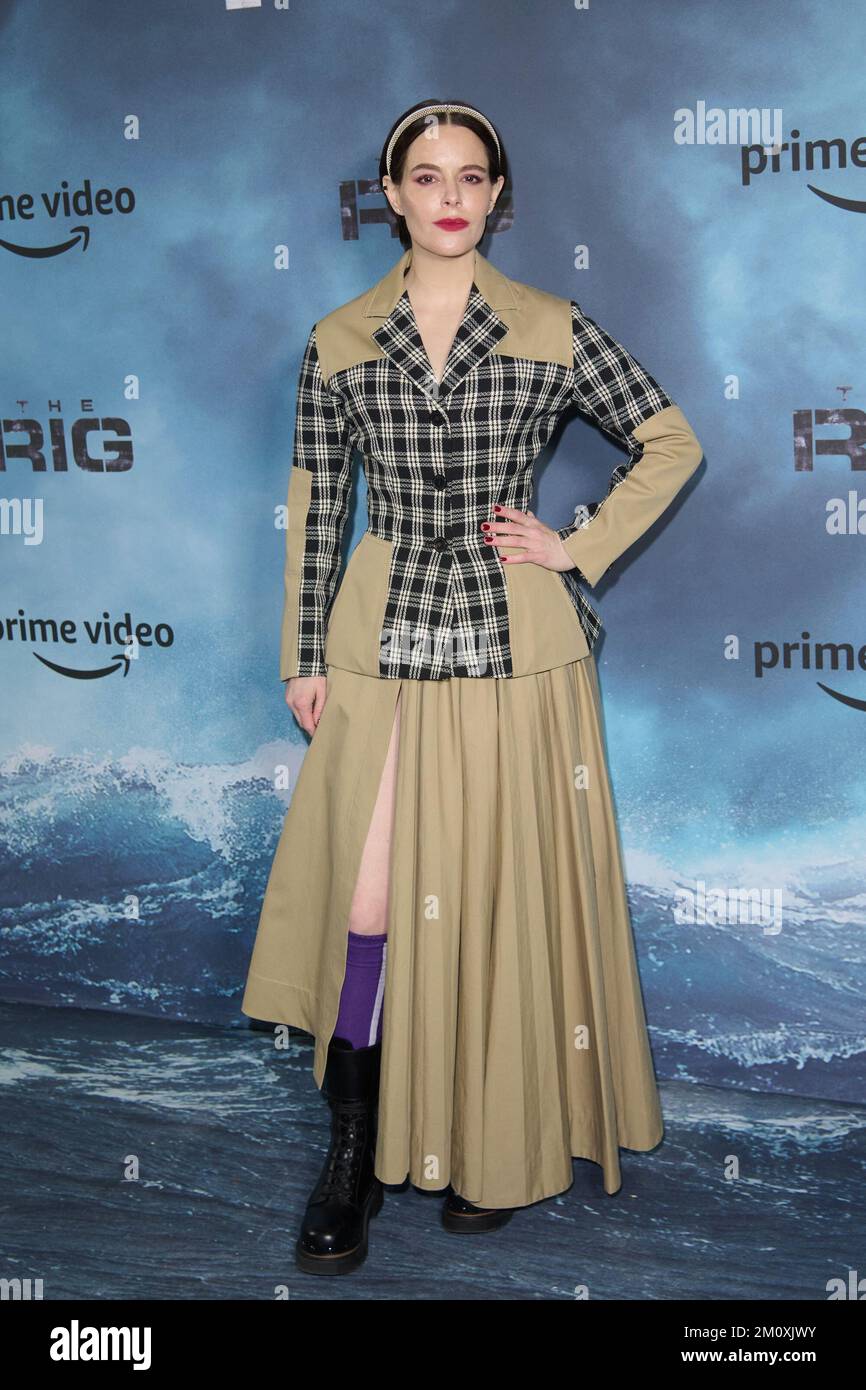 London, UK . 8 December, 2022 . Emily Hampshire pictured at the London ...