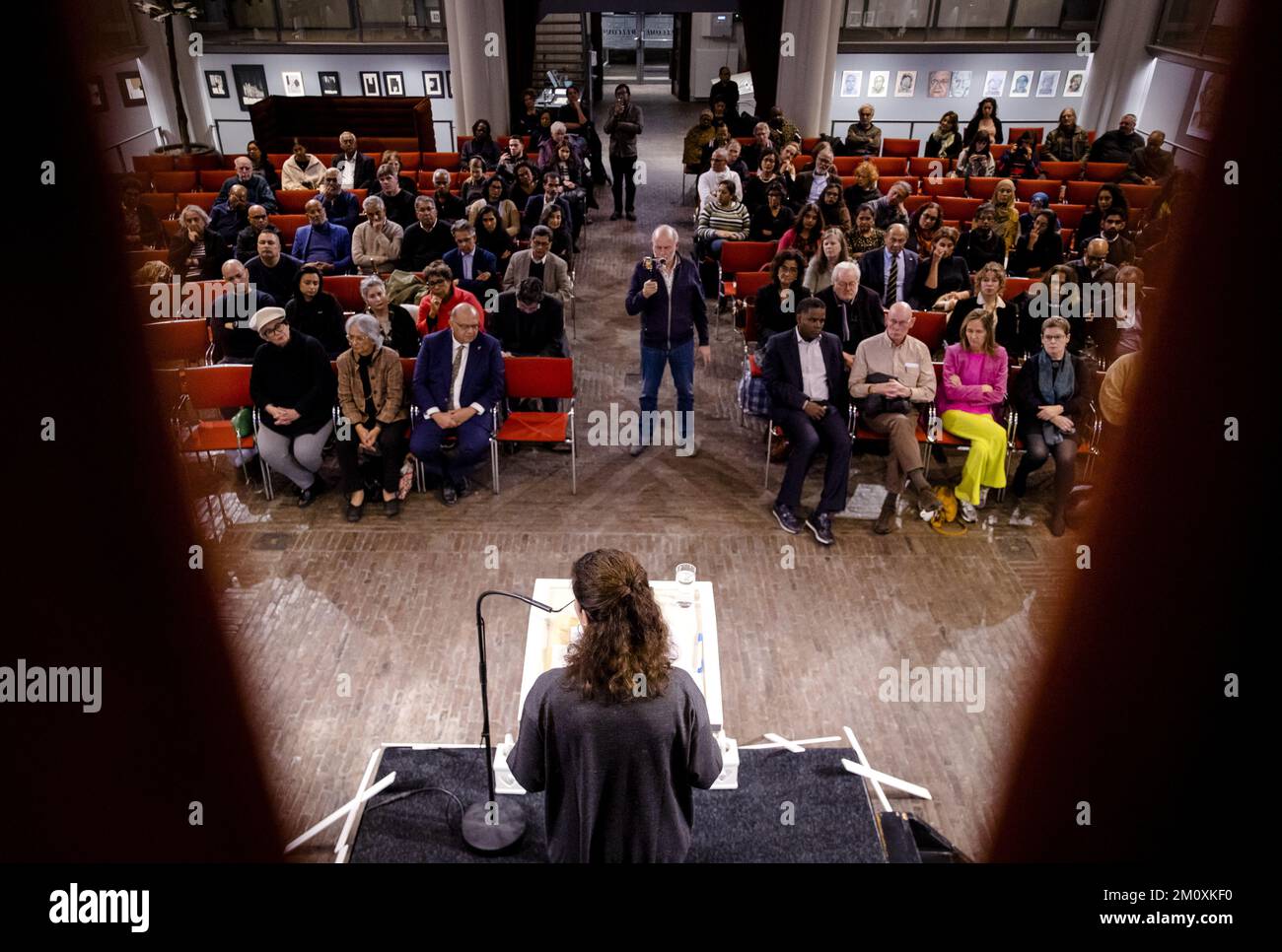 AMSTERDAM - 08/12/2022, Mayor Femke Halsema speaks during the ...