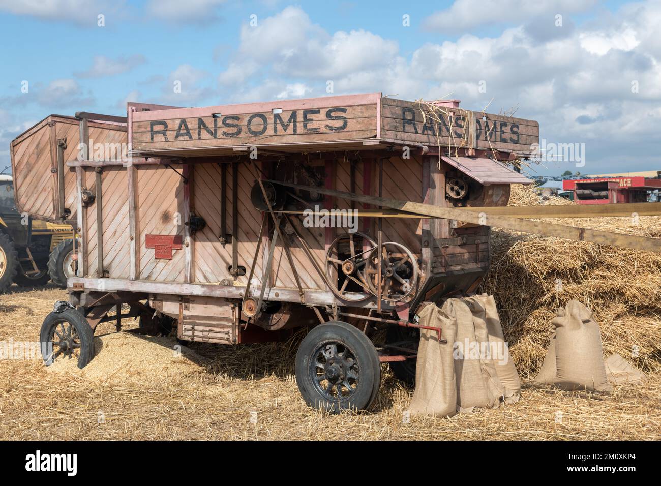 Tarrant Hinton.Dorset.United Kingdom.August 25th 2022.A Ransomes Sims ...