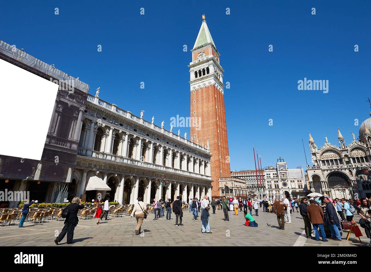 View of the tourist at Piazza San Marcos, Venezia, Italy Stock Photo ...