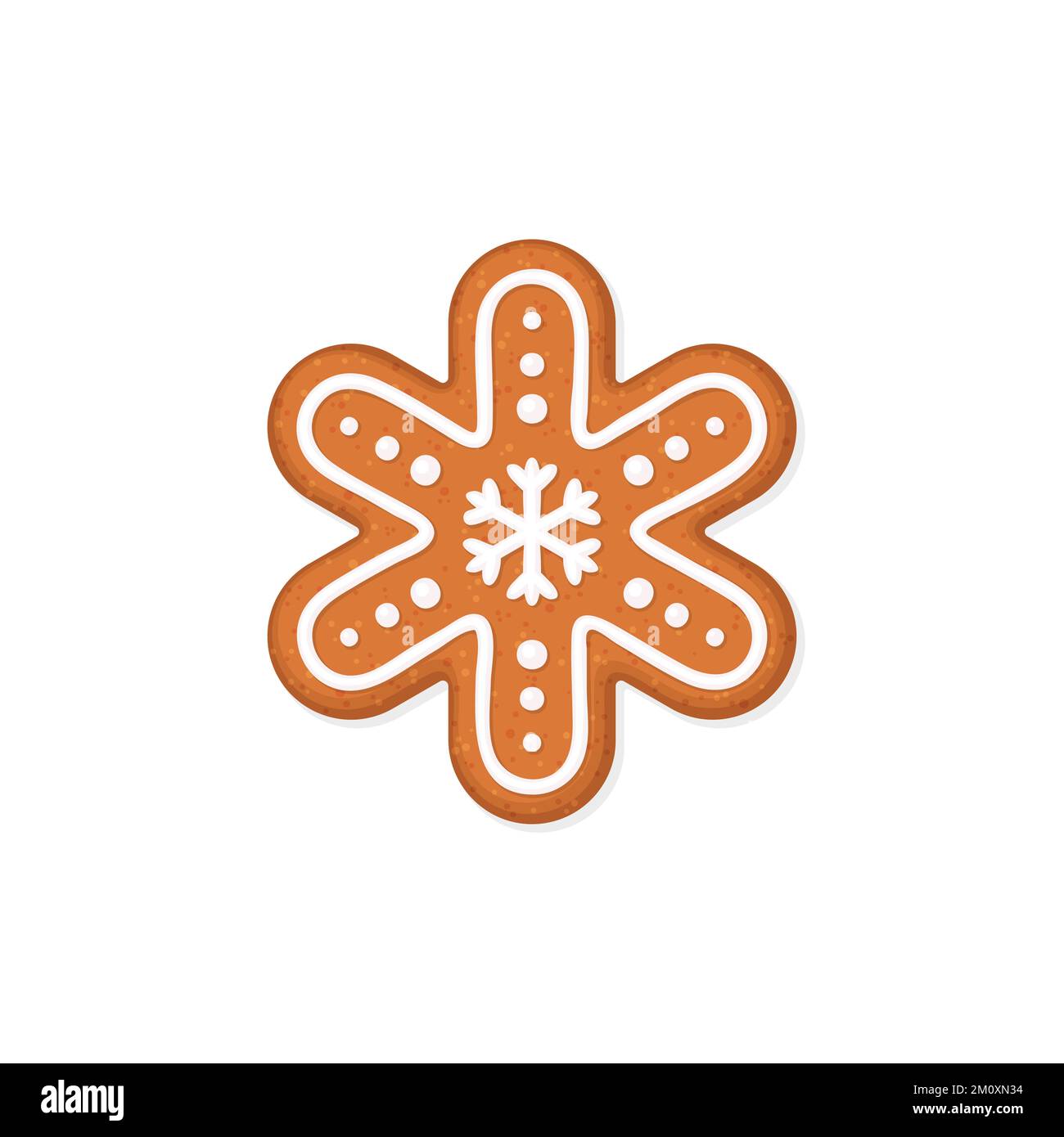 Christmas gingerbread icing in Stock Vector Images - Alamy