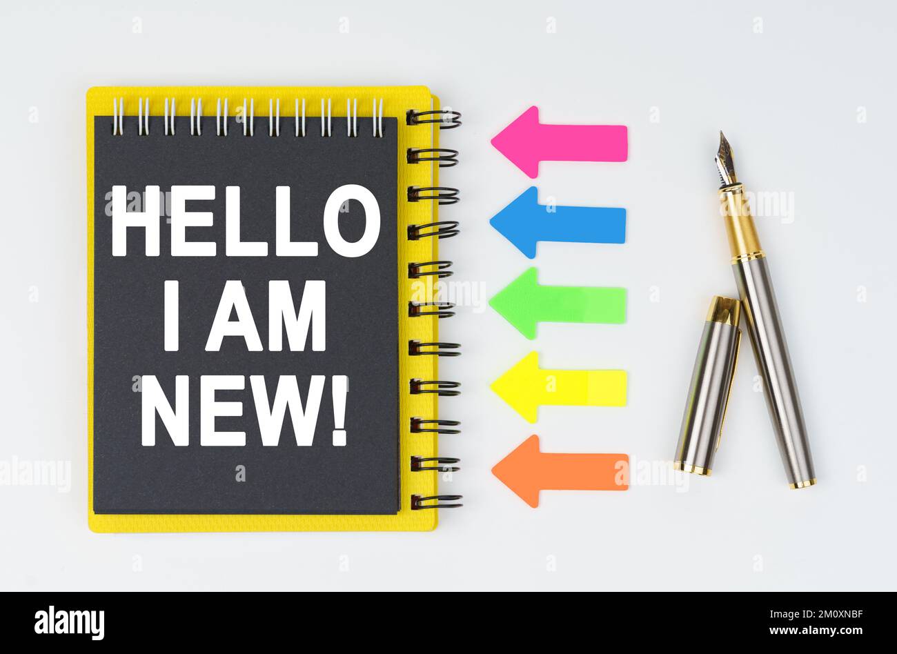 Business and finance concept. On a white background lies a pen, arrows ...