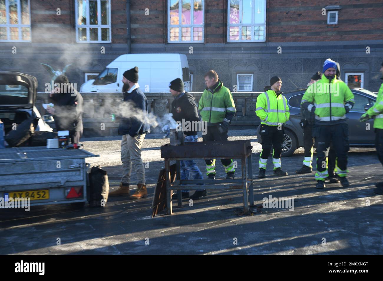 Copenhagen/Denmark/08 December 2022/Danish labiur union event happening ...