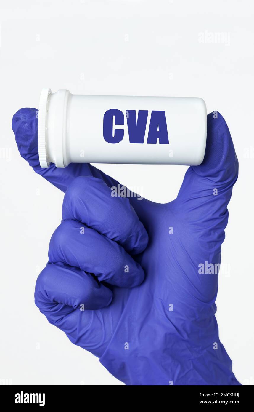 Medicine and health concept. The doctor has a box of pills in his hands ...