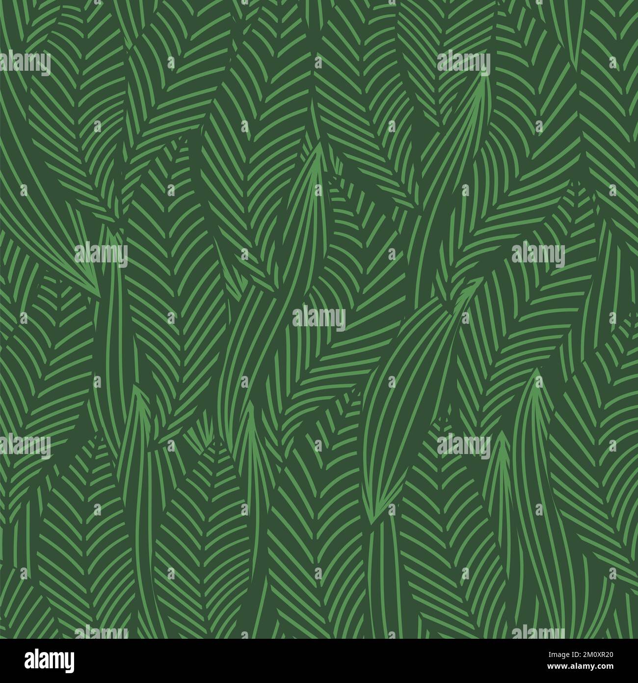 Tropical green leaves wallpaper, luxury nature leaves, leaf line design ...