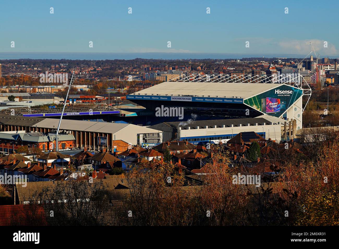 Leeds United Football Ground on Elland Road in Leeds Stock Photo - Alamy