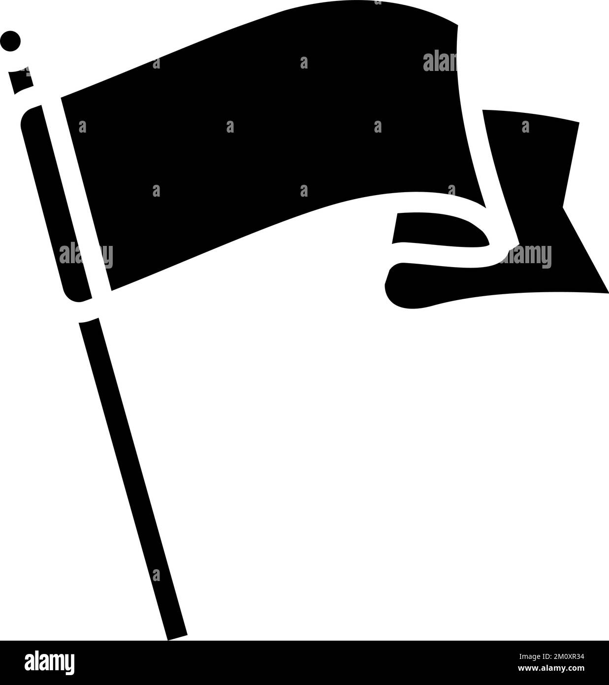 retro flag glyph icon vector illustration Stock Vector Image & Art - Alamy