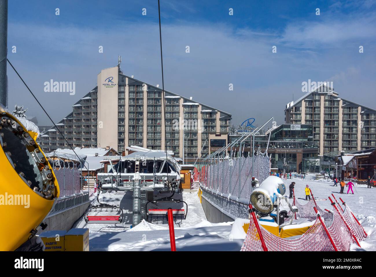 BOROVETS, BULGARIA - JANUARY 14, 2022: Winter view of ski resort of ...