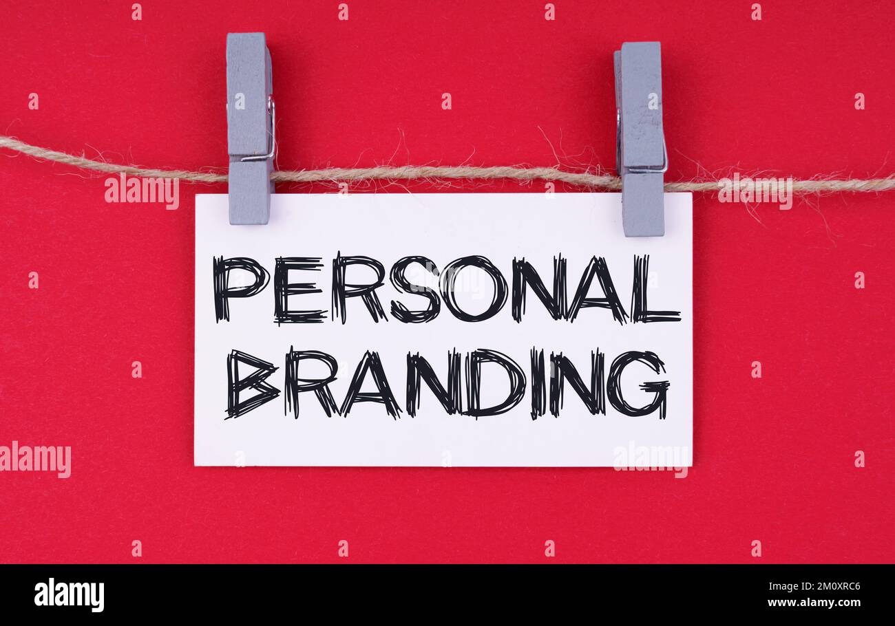 Business and economy concept. A business card with the inscription ...