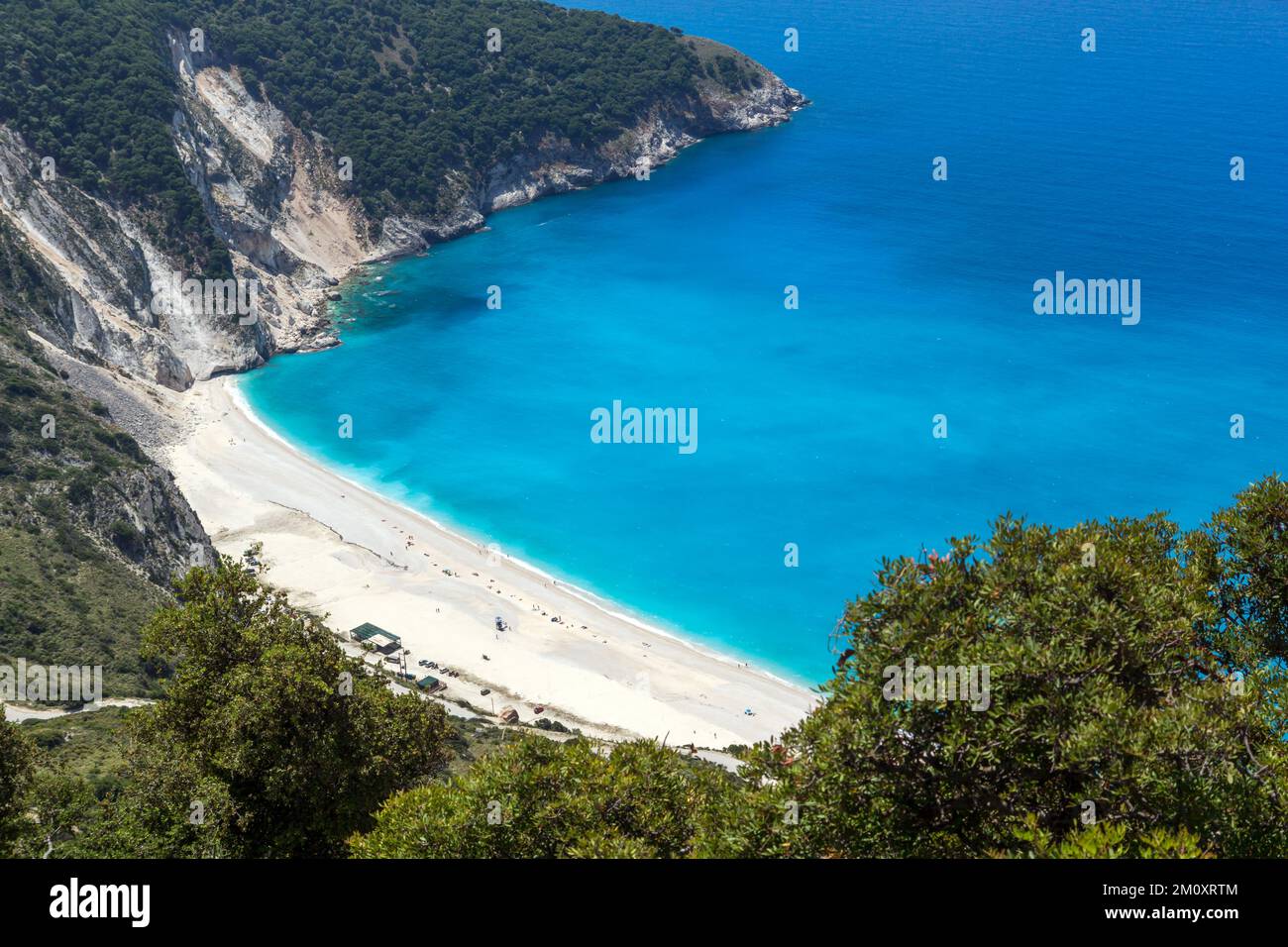 Amazing view of coastline of Kefalonia, Ionian Islands, Greece Stock ...