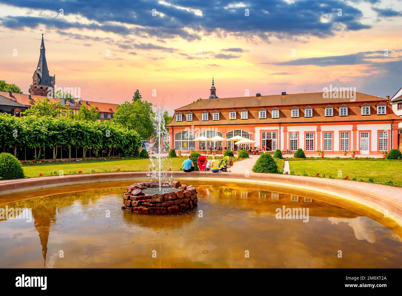 Old town of Eberbach, Germany Stock Photo - Alamy