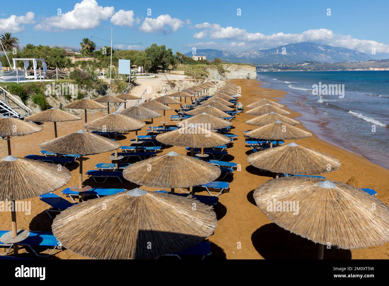 Amazing view of coastline of Kefalonia, Ionian Islands, Greece Stock ...