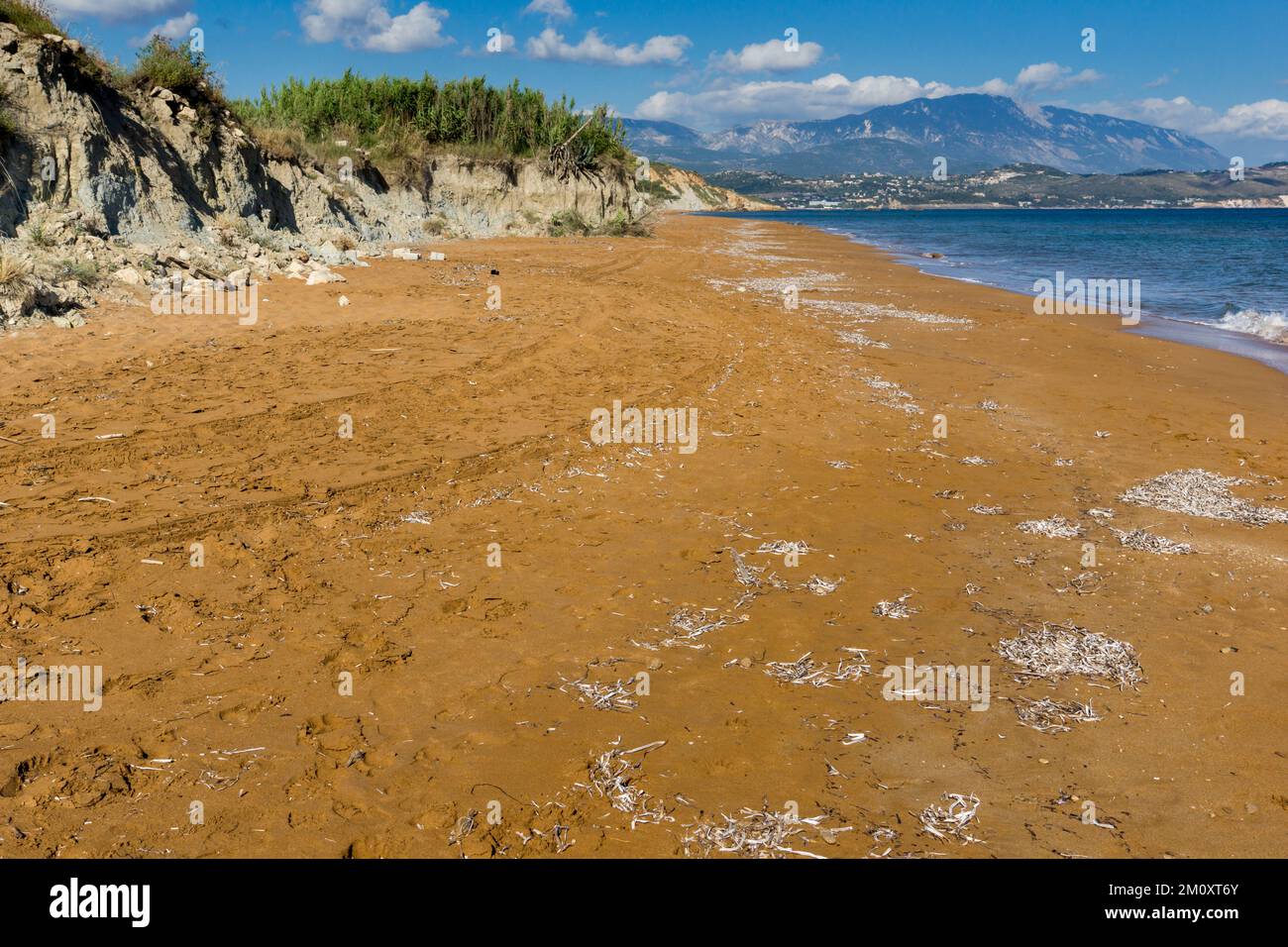 Amazing view of coastline of Kefalonia, Ionian Islands, Greece Stock ...