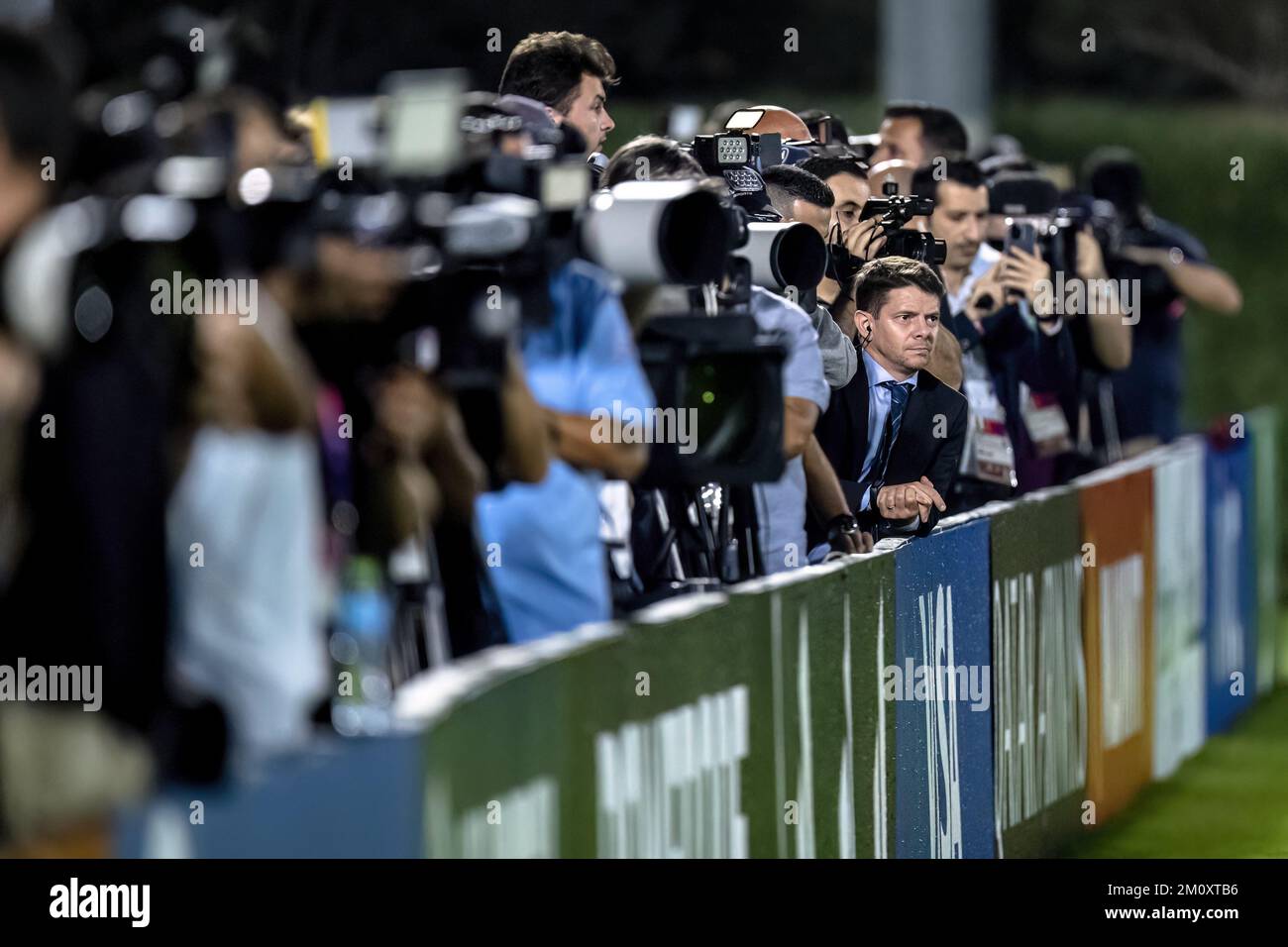 DOHA, 08-12-2022, Qatar University training pitch 6, World Cup 2022 in ...