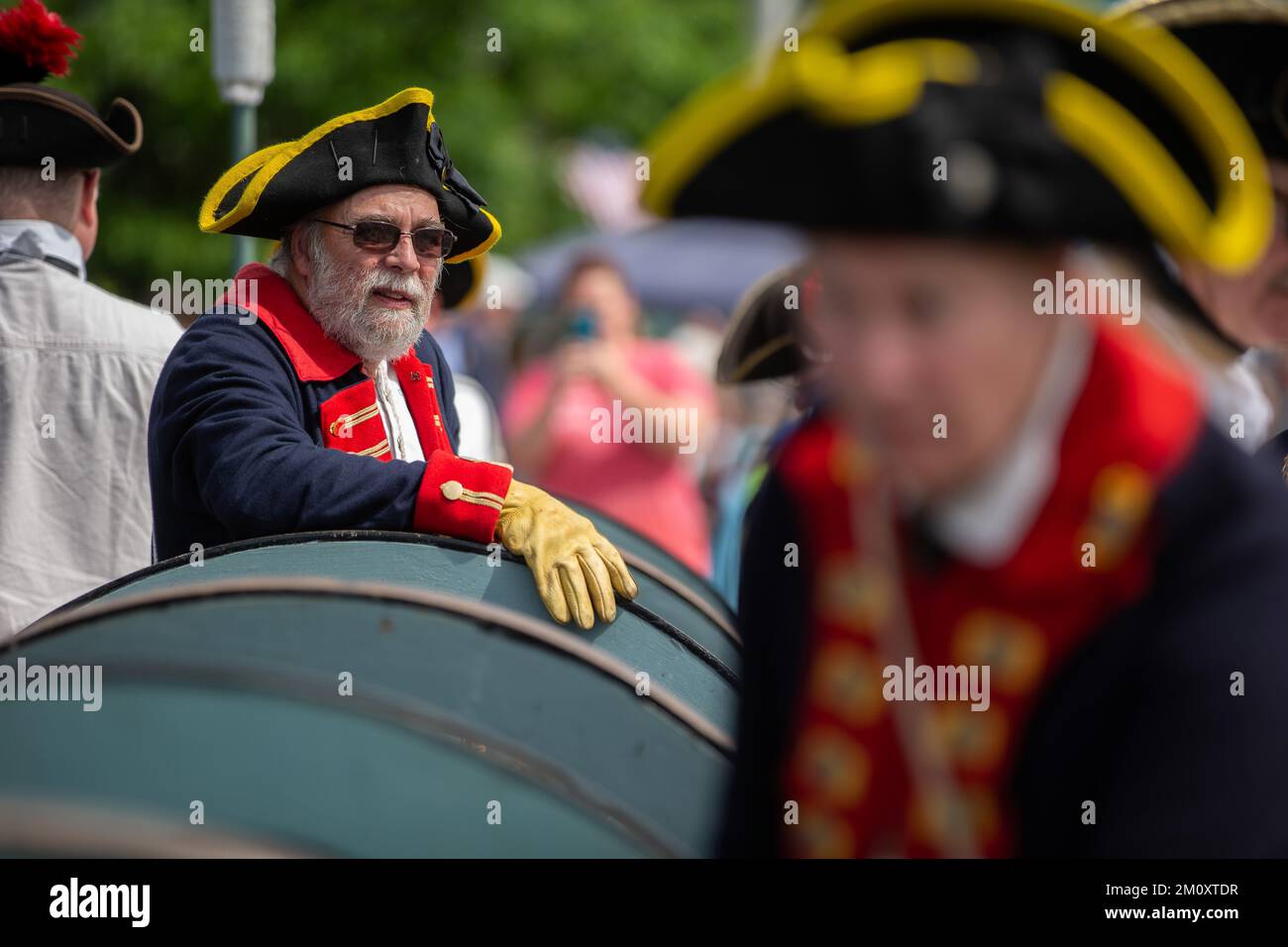 Scenes from the Gaspee Days Parade in Warwick, Rhode Island in the ...
