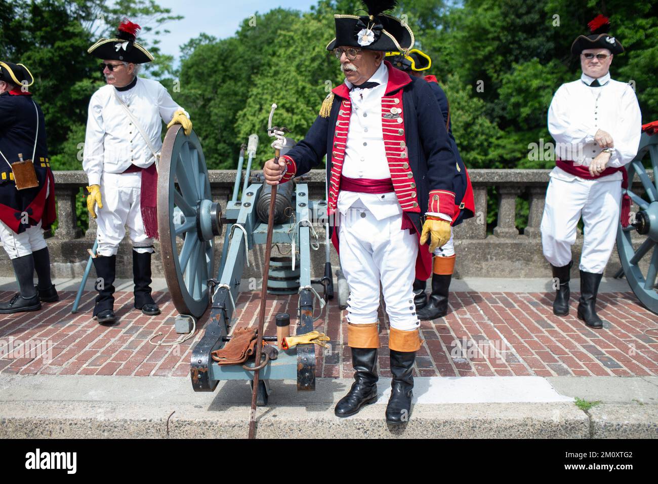 Scenes from the Gaspee Days Parade in Warwick, Rhode Island in the ...