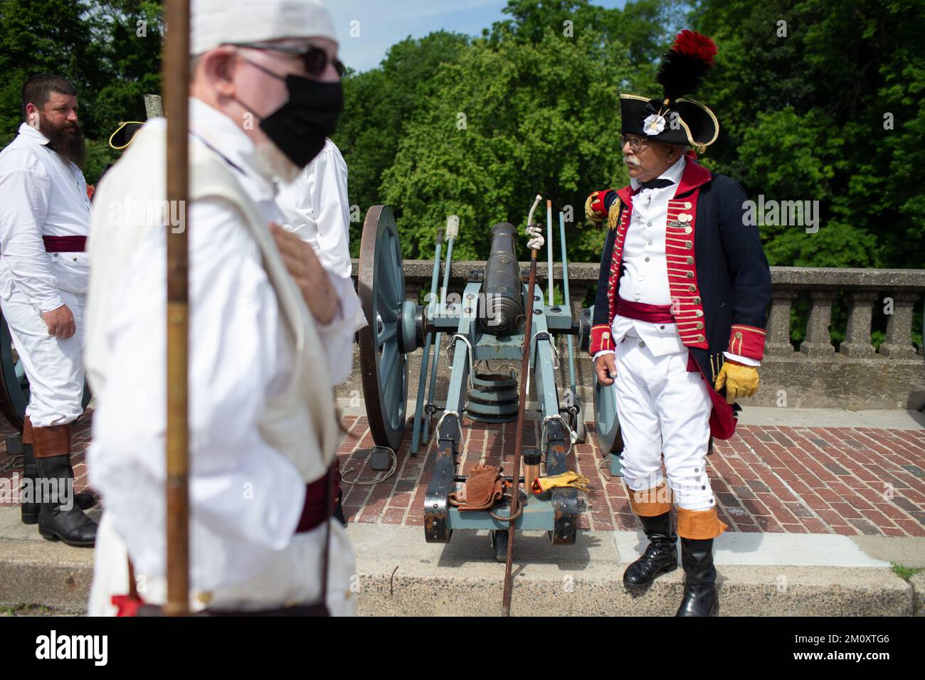 Scenes from the Gaspee Days Parade in Warwick, Rhode Island in the ...