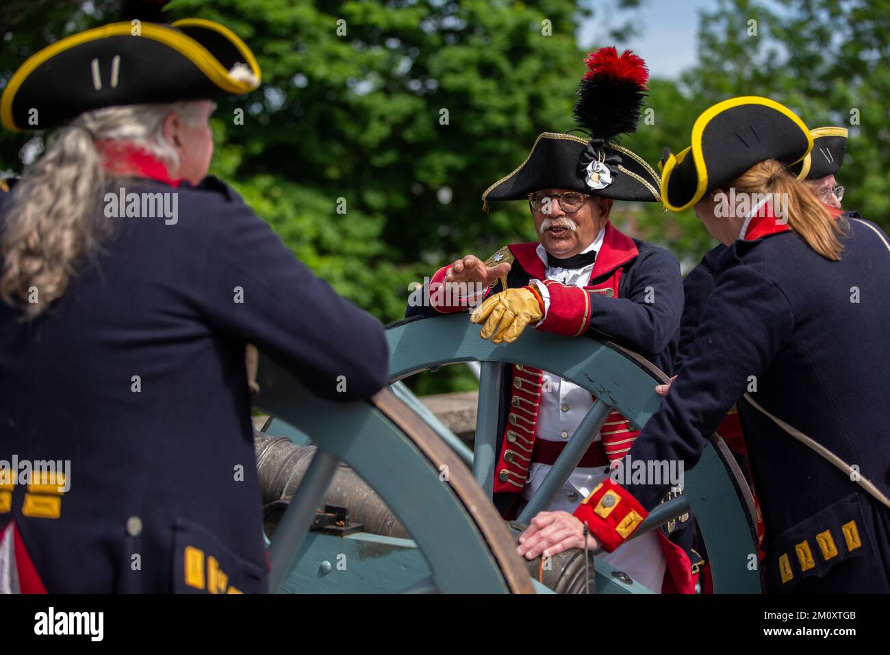 Scenes from the Gaspee Days Parade in Warwick, Rhode Island in the ...