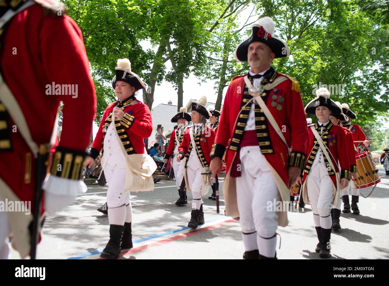 Scenes from the Gaspee Days Parade in Warwick, Rhode Island in the ...