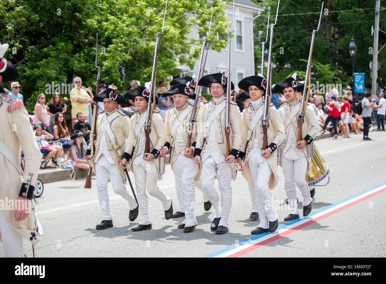 Scenes from the Gaspee Days Parade in Warwick, Rhode Island in the ...