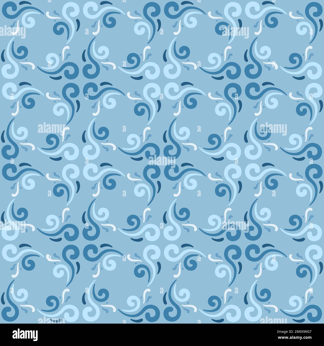 Seamless swirl pattern for prints, textile, web, advertising and any ...