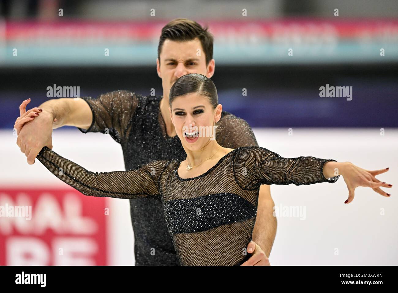 Rebecca GHILARDI & Filippo AMBROSINI (ITA), during Senior Pairs Short ...