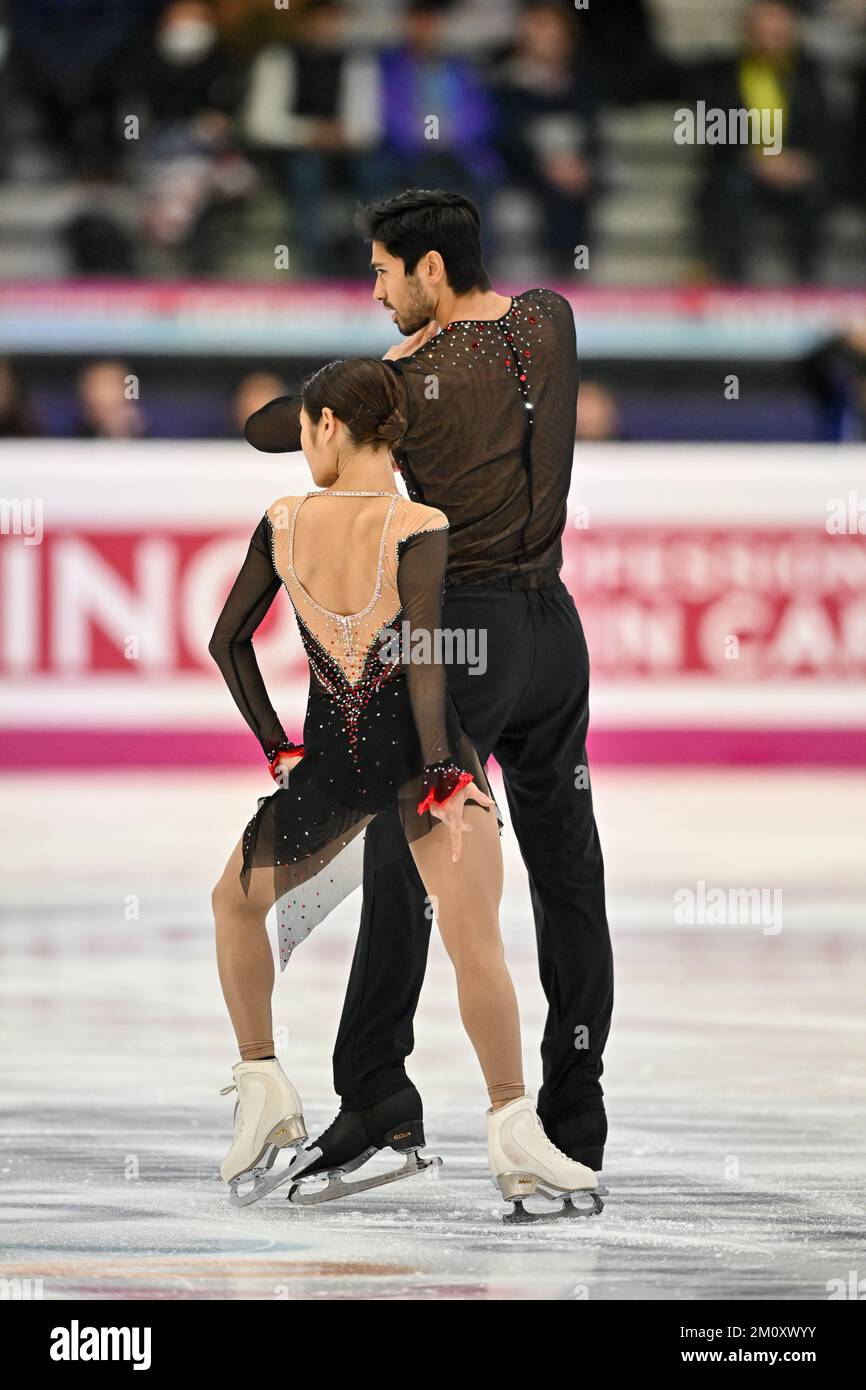Emily CHAN & Spencer Akira HOWE (USA), during Senior Pairs Short ...