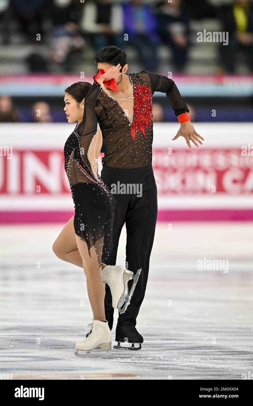 Emily CHAN & Spencer Akira HOWE (USA), during Senior Pairs Short ...