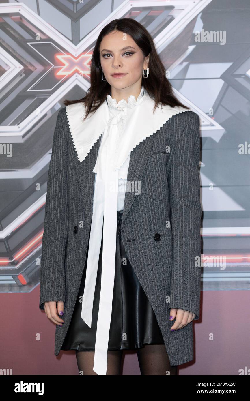 MILAN, ITALY - Dec 6, 2022 : Singer Francesca Michielin attends the ...