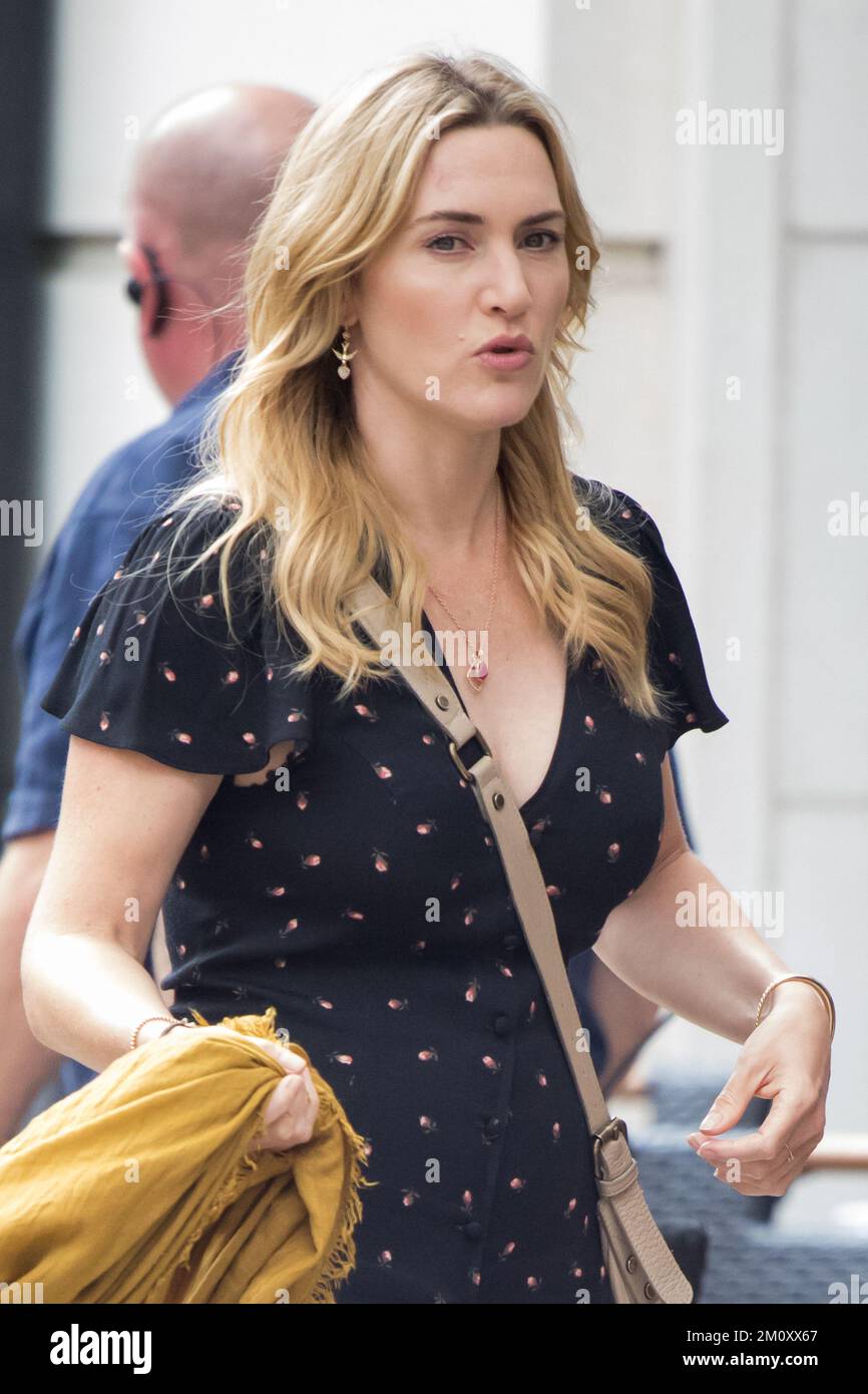 Kate Winslet Films Mountain Between Us Stock Photo - Alamy
