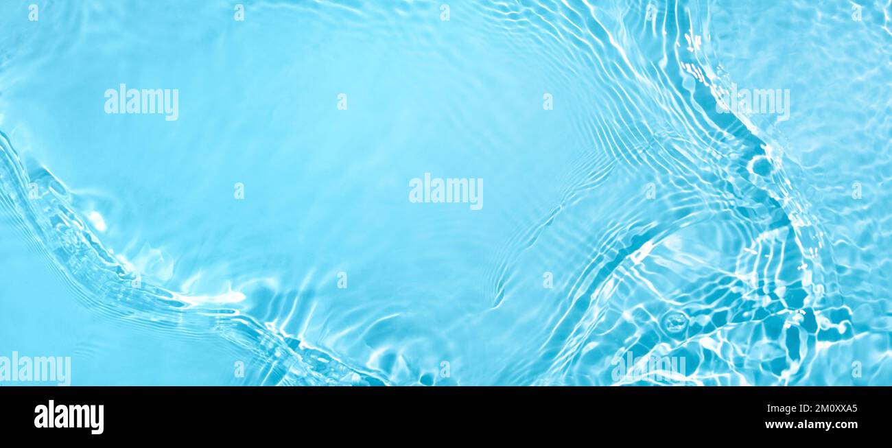 transparent blue clear calm water surface wave texture Stock Photo - Alamy