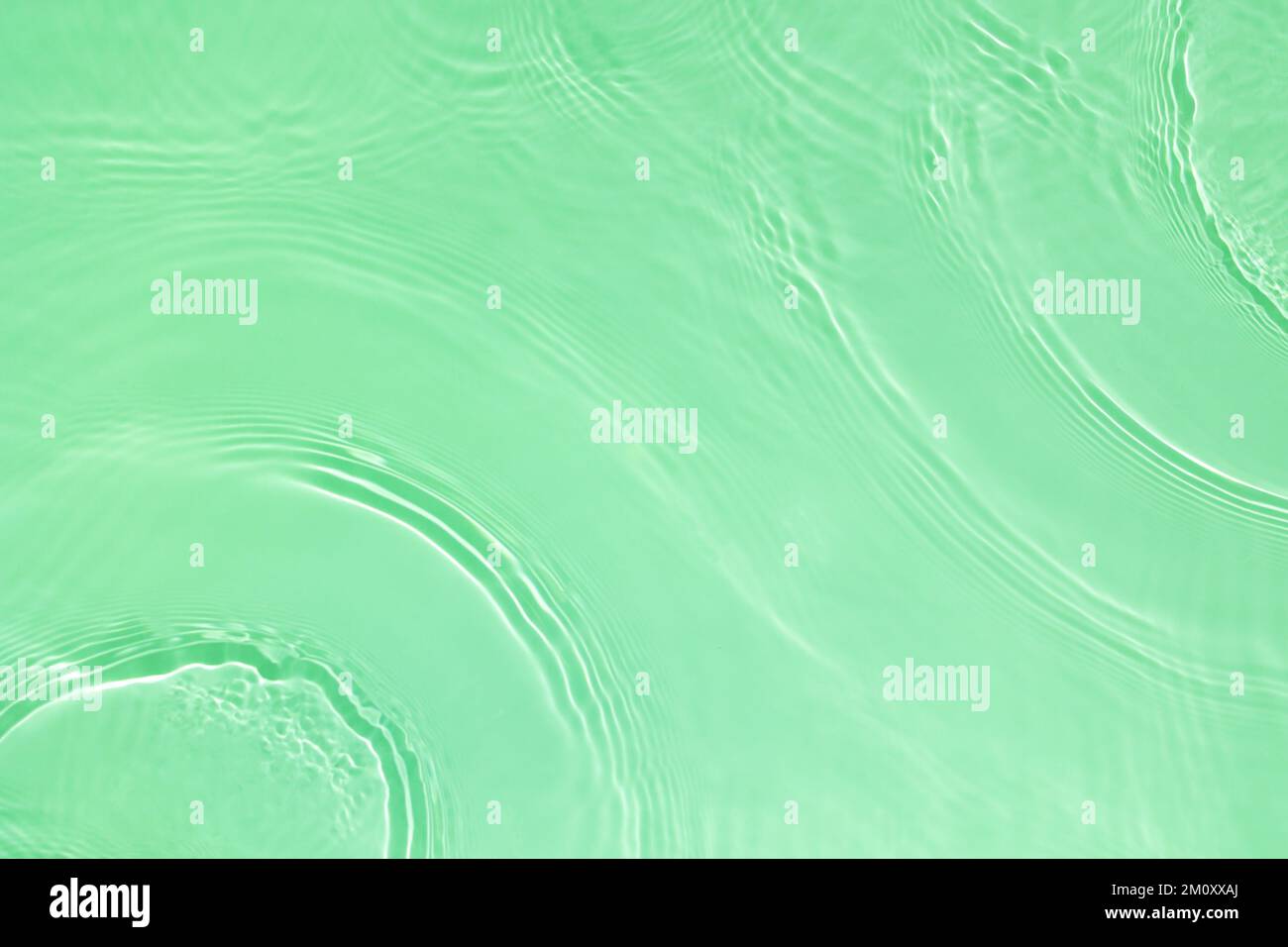 transparent green colored clear calm water surface texture Stock Photo ...