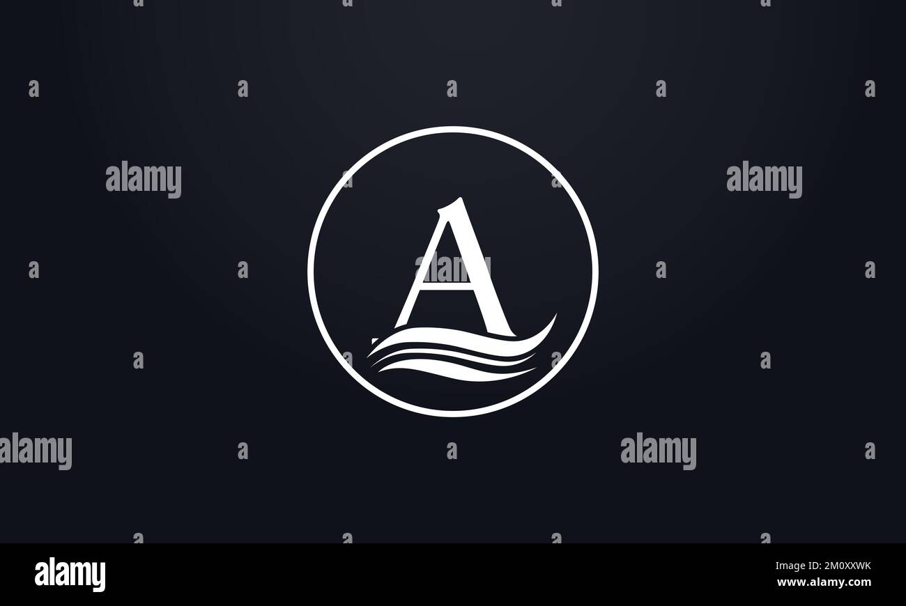 Water wave spiral letter hi-res stock photography and images - Alamy