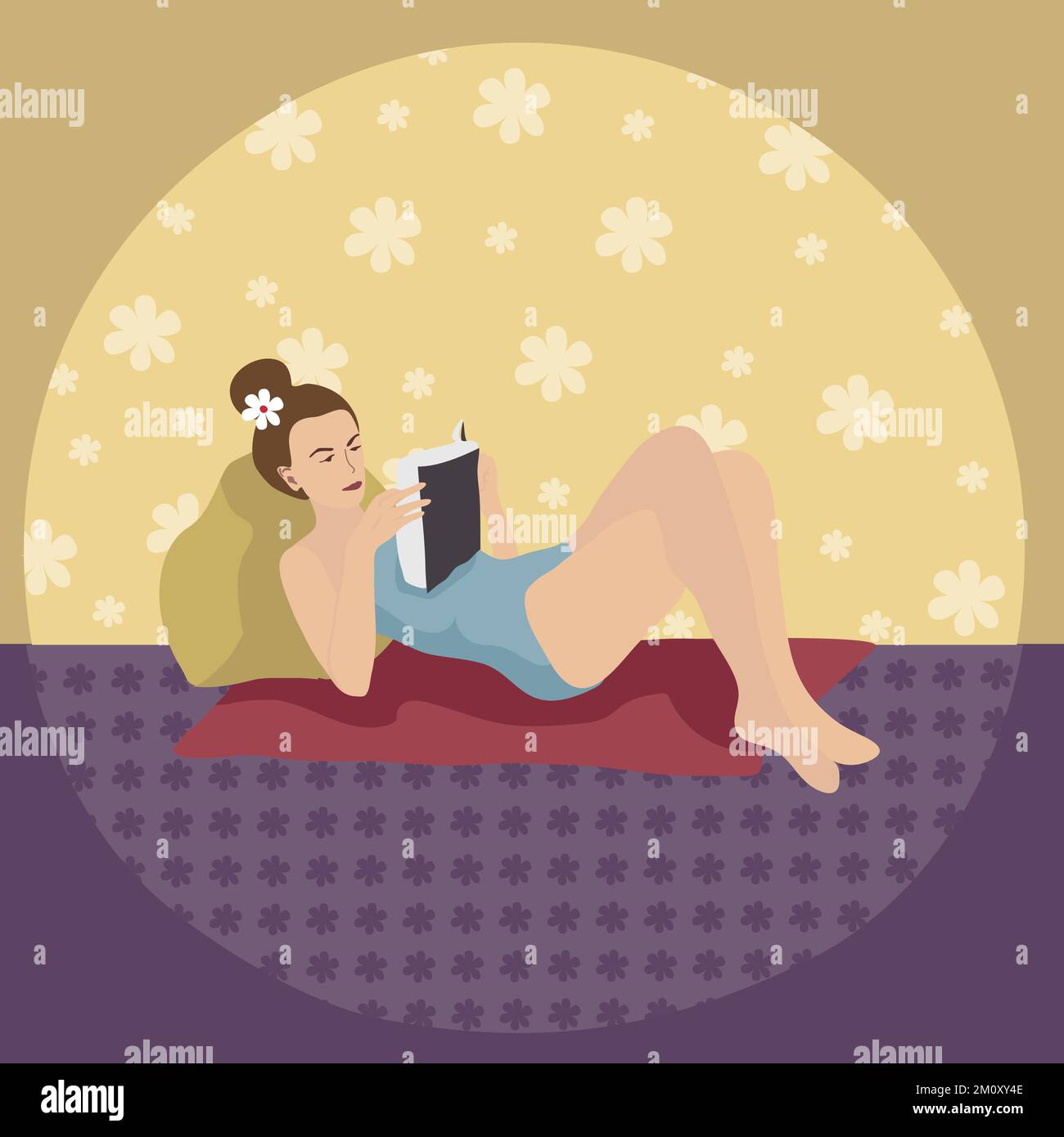Summertime book Stock Vector Images - Alamy