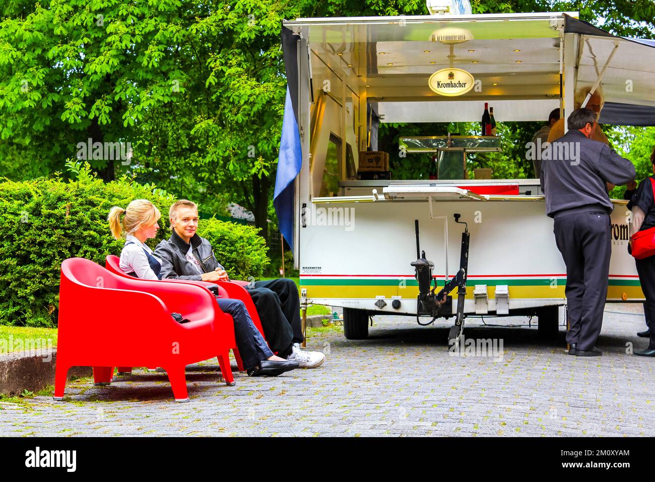 Lehe Bremerhaven Germany 18. June 2010 German celebration with ...