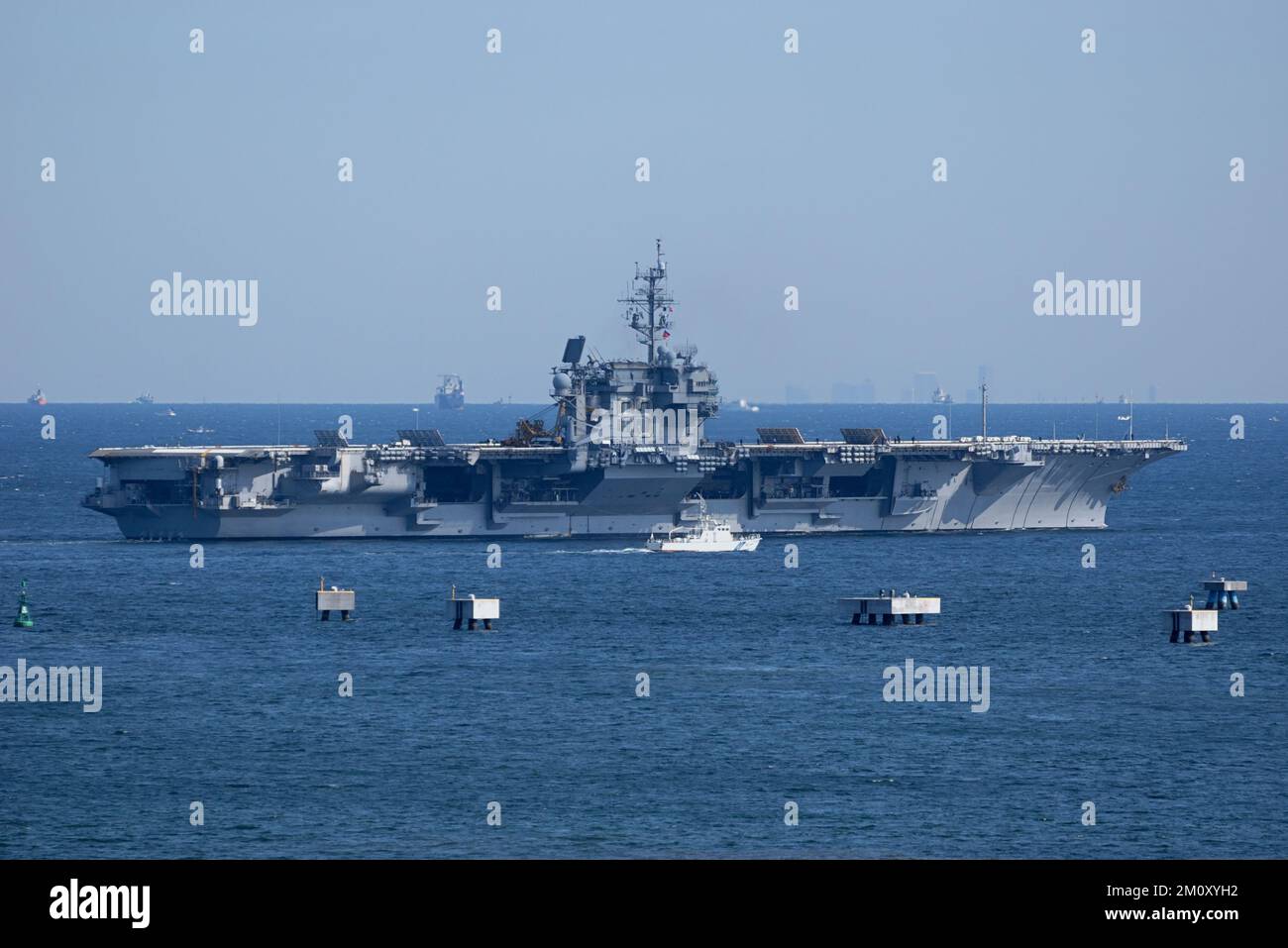 Kanagawa Prefecture, Japan - October 21, 2007: United States Navy USS ...