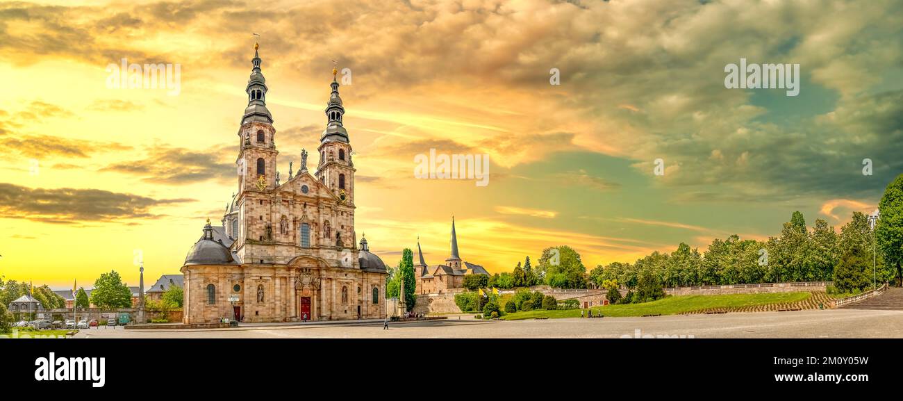 Cathedral, Fulda, Hessen, Germany Stock Photo - Alamy