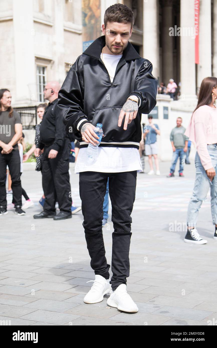 Liam Payne films music Video in London Stock Photo - Alamy