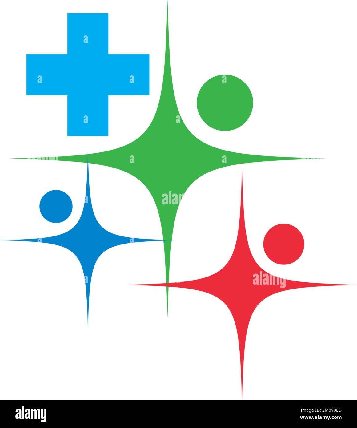 A digital illustration of a creative medical brand logo design for ...