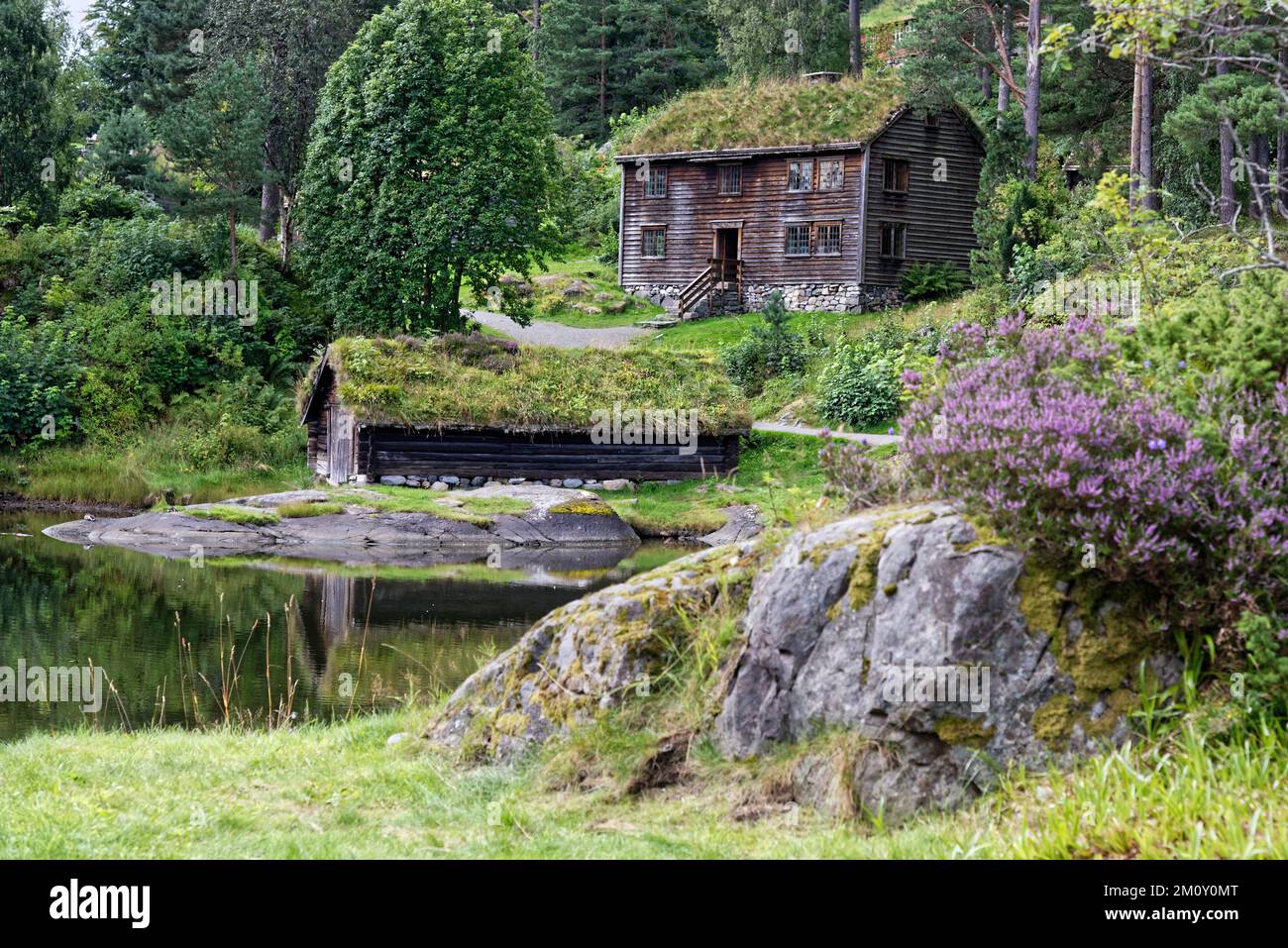sustainable old housing - Sunnmore Stock Photo - Alamy