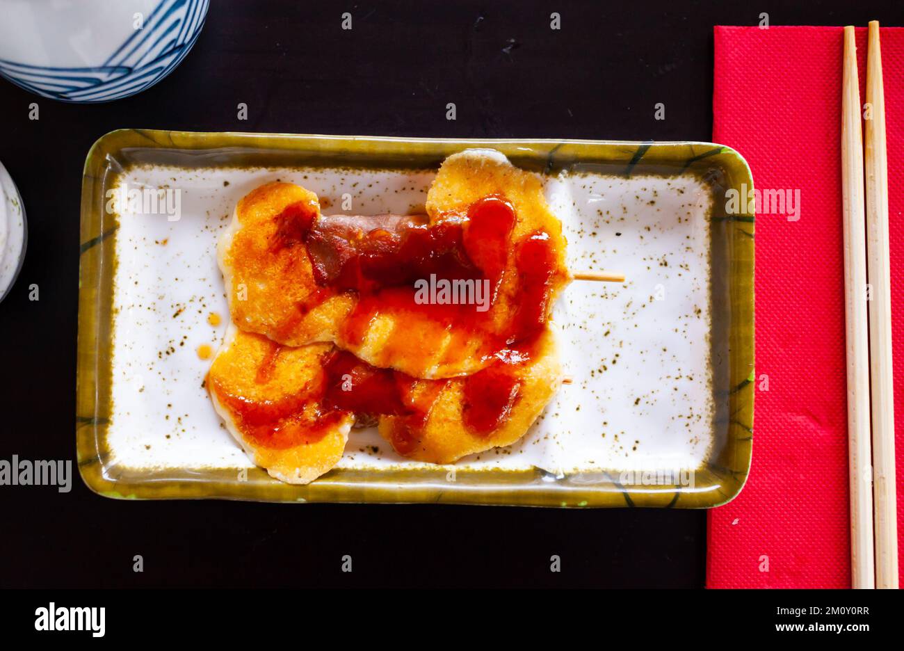 Popular appetizer of Spanish cuisine is Pincho from veal with cheese ...