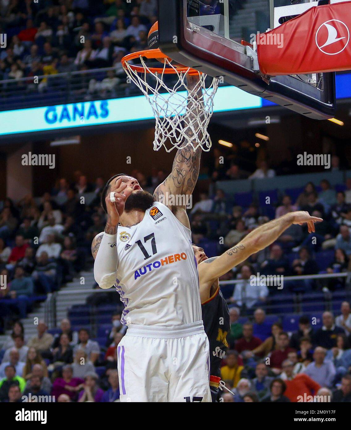 Madrid, Spain. 08th Dec, 2022. 8th December 2022; Wizink Center; Madrid ...