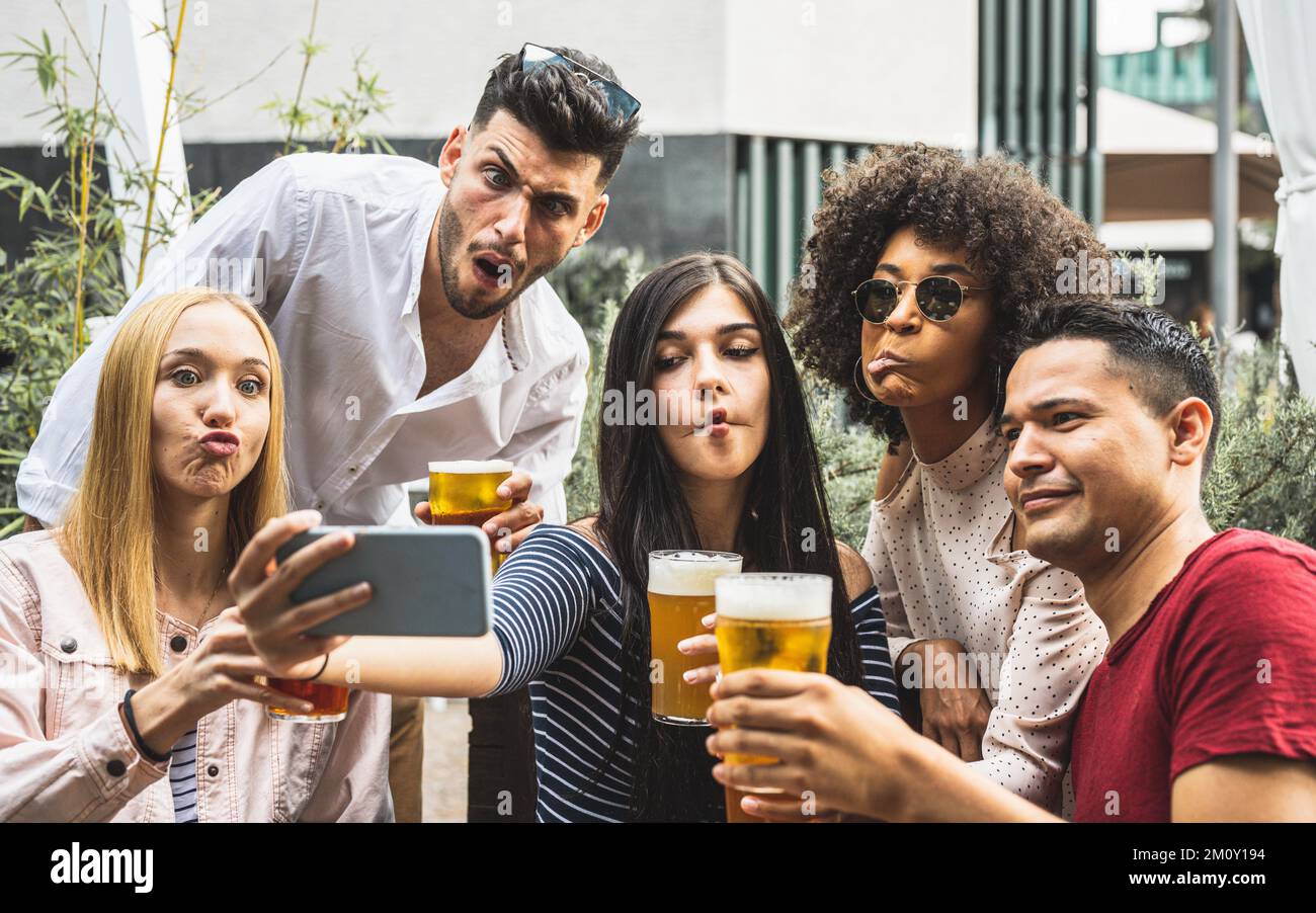 Grimace face beer hi-res stock photography and images - Alamy