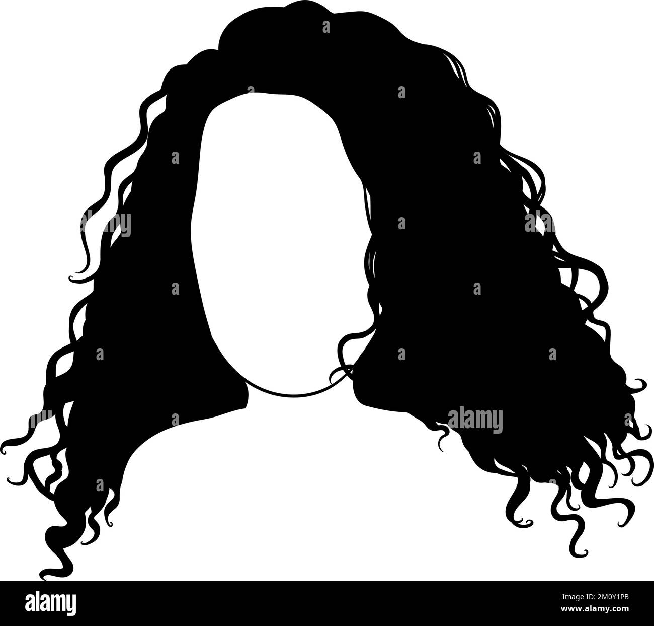 Curly hair woman vector illustration isolated avatar Stock Vector Image ... Curly hair woman vector illustration isolated avatar Stock Vector Image ...
