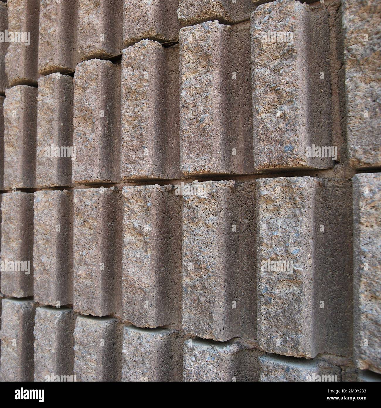 Sturdy beige and gray cut stone wall, good for backgrounds, seamless ...