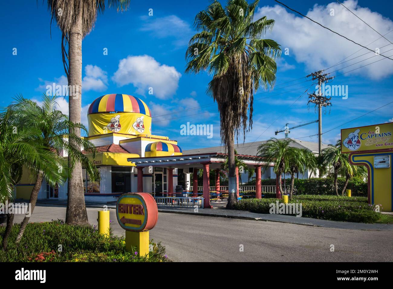 Grand Cayman, Cayman Islands, Aug 2022, view of The Captain's Bakery ...