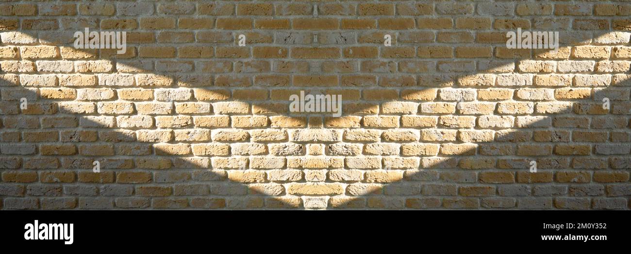 Brick walls and daylight, old brick walls texture and daylight, grunge ...