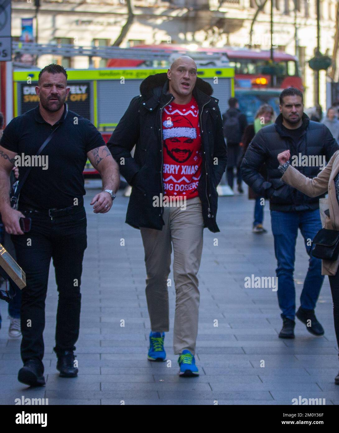 London, England, UK. 8th Dec, 2022. TYSON FURY is seen arriving at ...