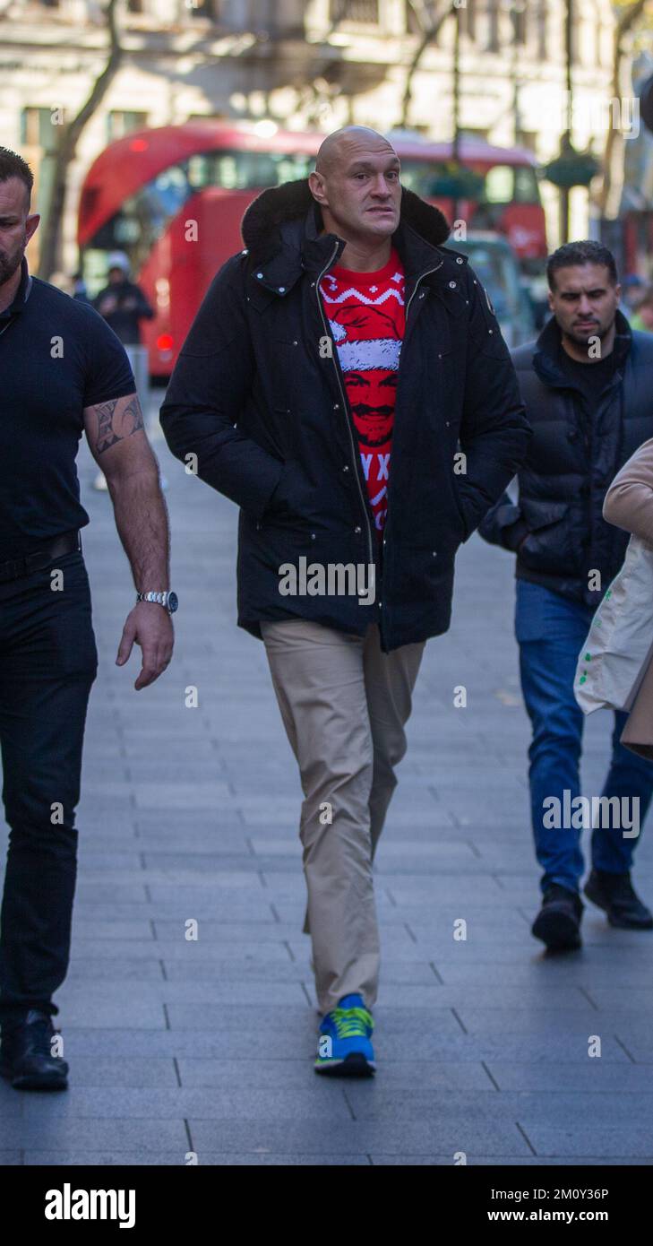London, England, UK. 8th Dec, 2022. TYSON FURY is seen arriving at ...